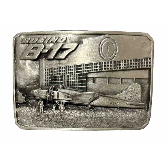 Siskiyou | Accessories | Boeing Wwii B7 Bomber Airplane 3d Pewter Belt ...
